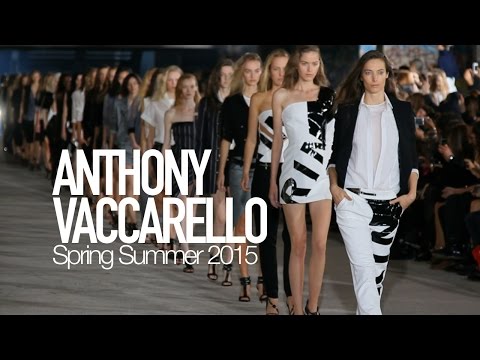ANTHONY VACCARELLO Spring 2015 ft Taylor Hill, Malaika Firth, Edita | MODTV