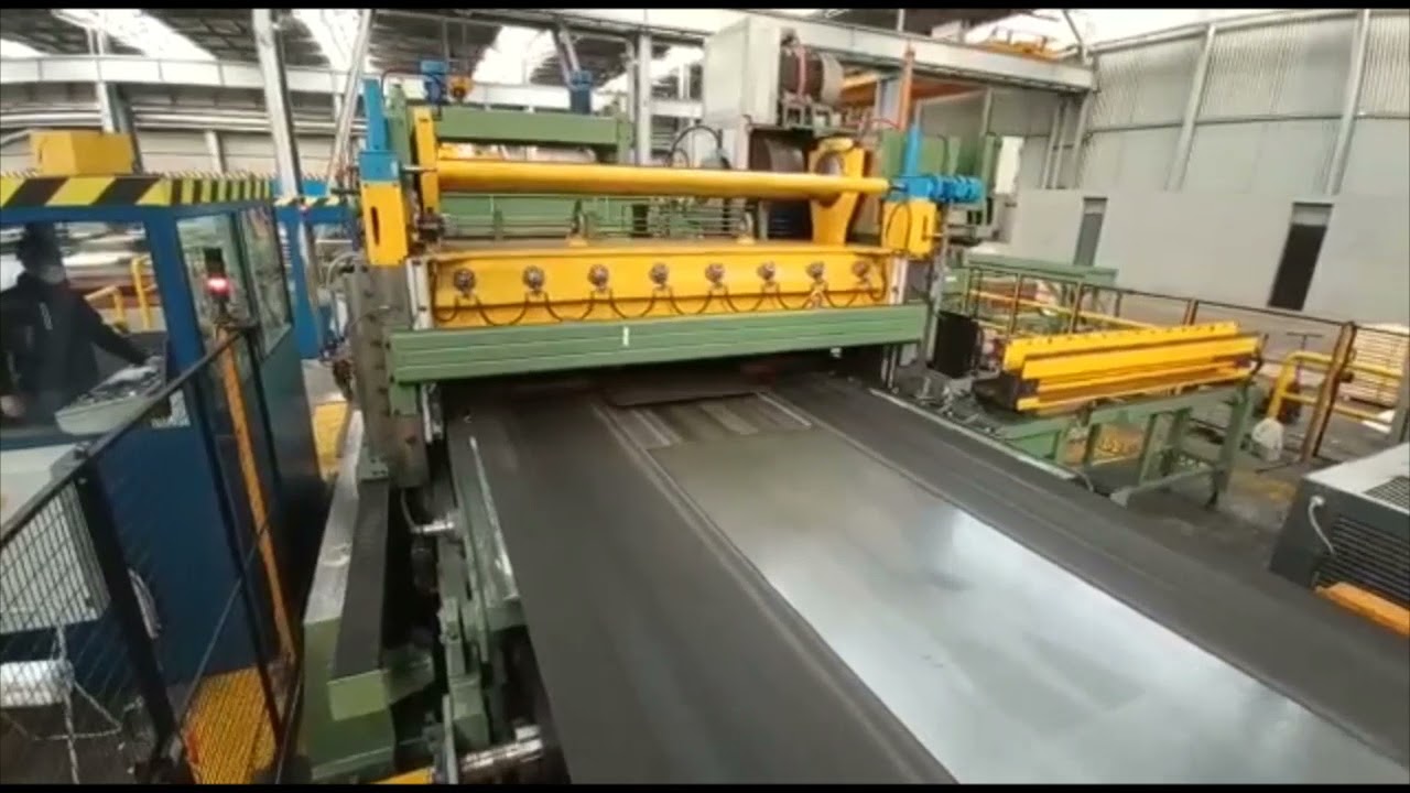 98″ (2500mm) x .315″ (8mm) x 30 Ton FIMI CTL Line with Flying Shear ...