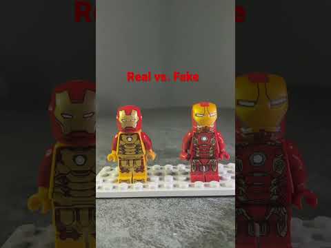 LEGO Iron Man vs. Fake Iron Man π€ π€ π€