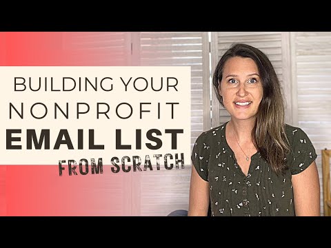 Building Your Nonprofit Email List from Scratch