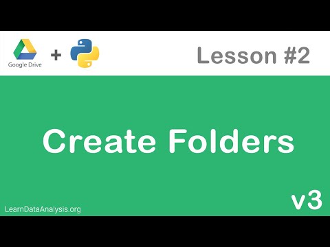 Google Drive API in Python | Create Folders