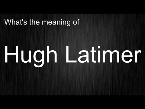 No Sweat English Pronunciation! Hugh Latimer Word Usage and Pronunciation Lesson Overview!