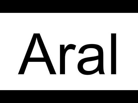 How to Pronounce Aral