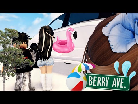 Our Kids First Day Of Summer Camp In Berry Avenue | Voiced Berry Avenue (Roblox)