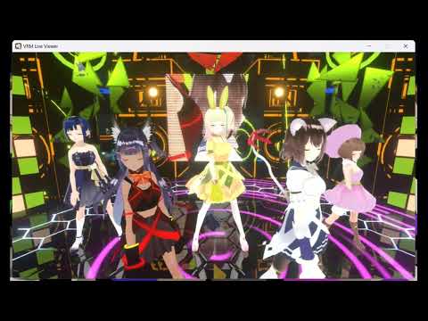 通行人E（セルキー）さんの写真・動画 Fantom工房さんのVRM Live Viewer https://fantom1x.booth.pm/items/1783082 #サンプルガールズ ...