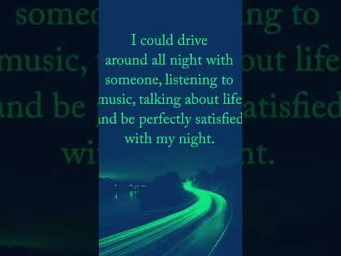 Nighttime Drive #Short Quotes #youtubeshort