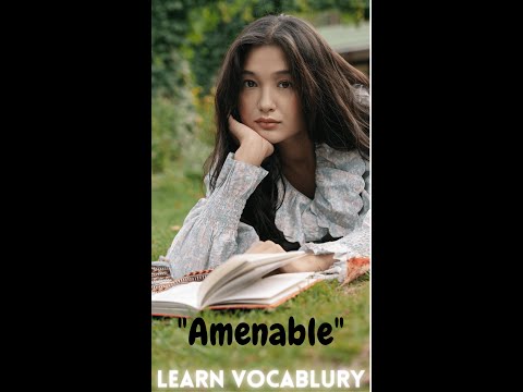 Learn English Vocabulary - "Amenable" #Shorts #English #Vocabulary (U can Subscribe 👇)