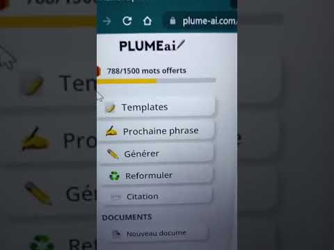Plume AI reformule à l'infini tes phrases ✌️🦾