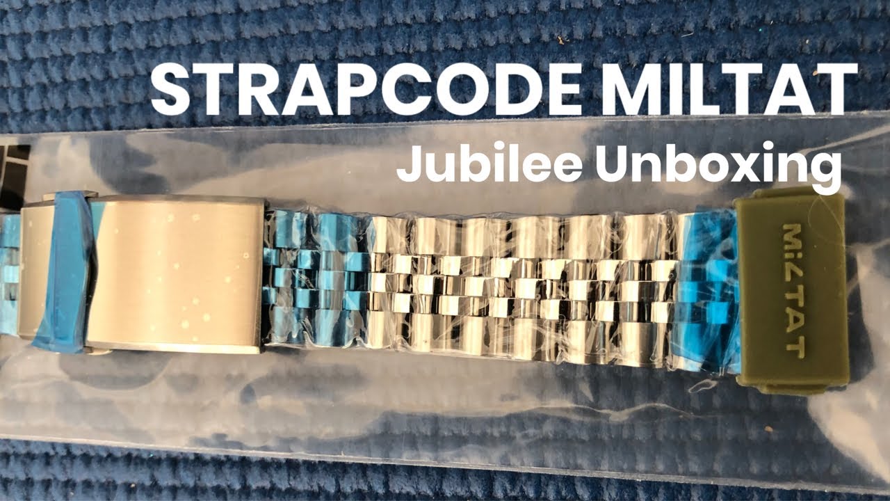Strapcode Miltat Jubilee Bracelet Unboxing