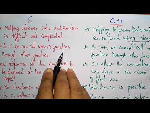 Learn difference between C and C | OOPs in C | Lec 6 | Bhanu Priya - Mind Luster