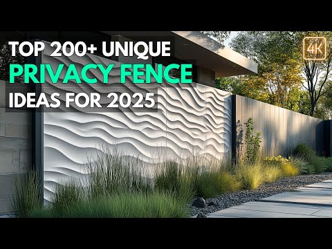 Top 200+ Unique Privacy Fence Ideas with a Modern Twist