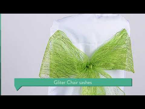 10 Different variety of chair sashes