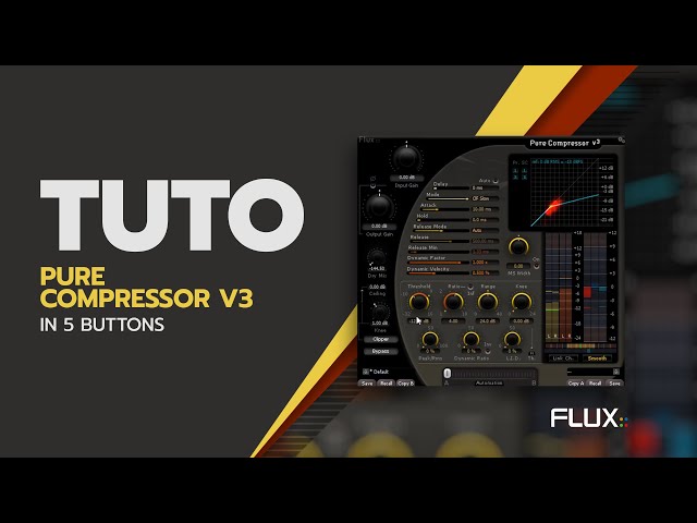 FLUX AUDIO Pure Compressor Software | Kytary.cz