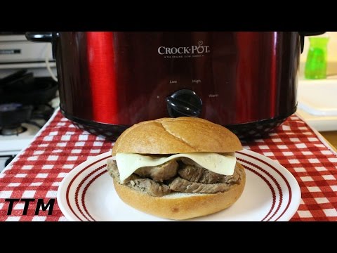 Easy Crock Pot Slow Cooker Recipe~Tender Beef Tri Tip Roast~Tri Tip Sandwich