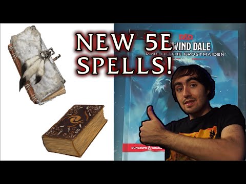 NEW Spells in Icewind Dale: Rime of the Frostmaiden 5E Book!
