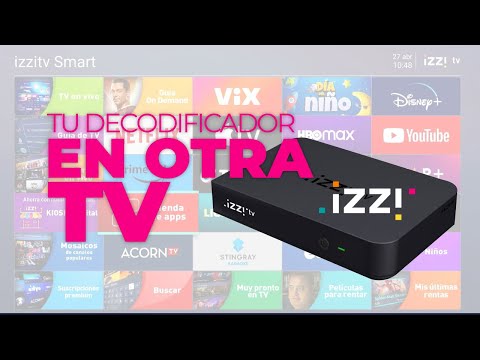 Como ver los canales de IZZI conectando tu decodificador a otra Televisión usando WiFi sin pagar más