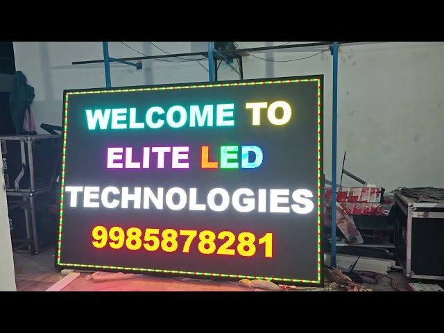 Led Scrolling Display Boards - Multi colour scrolling display board ...