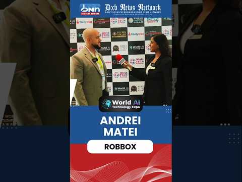 Andrei Matei Presents Robbox Smart Tech Tools at World Tech Expo 2025 | DXB News Network