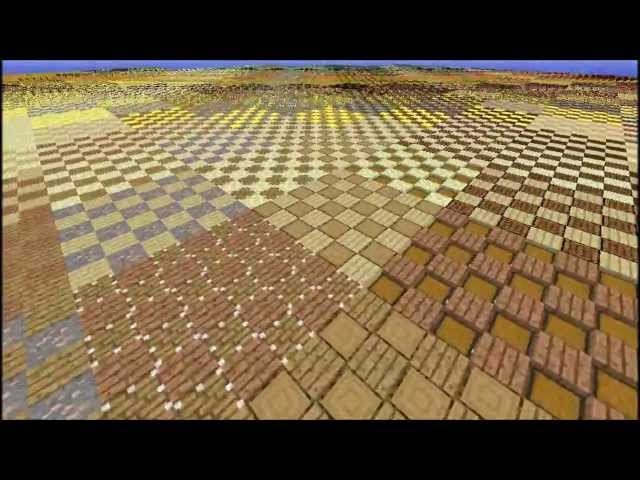 Block Patterns to help with decorating Minecraft Map