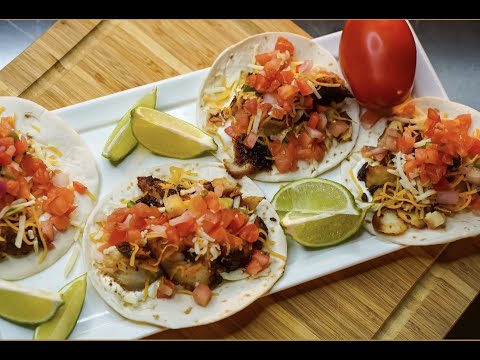 Blackened Fish Taco's