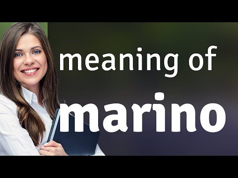 Marino • what is MARINO definition