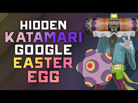Hidden Katamari Mini-Game - Google Easter Egg