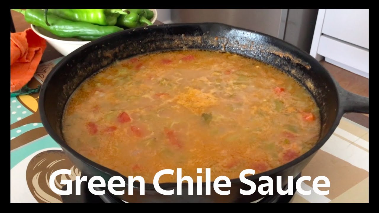 How to Make Traditional New Mexican Green Chile Sauce