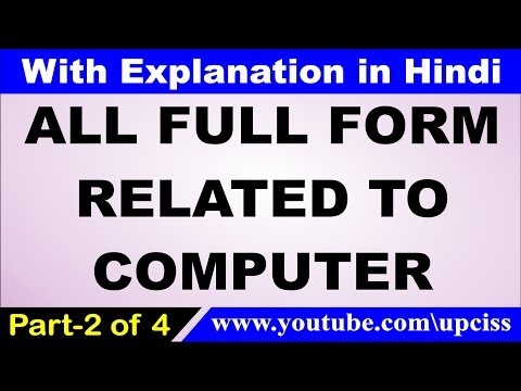 all full form related to computer part 2