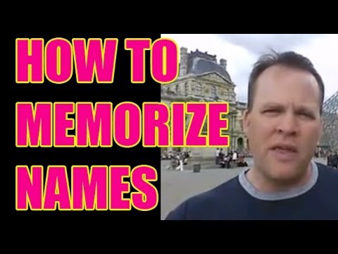 How to remember names