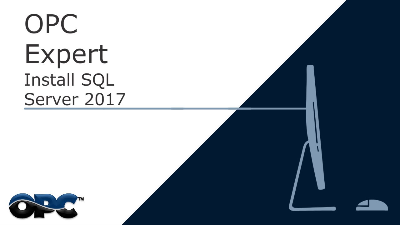 OPC Expert Install Microsoft SQL Server