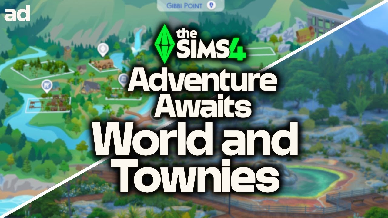 Adventure Awaits World and Townies first look! Gibbi Point overview