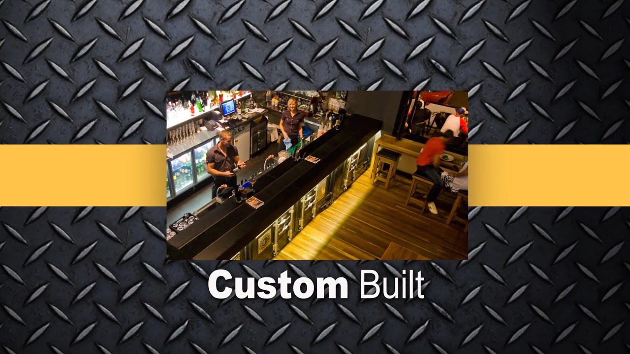 Shipping Container Bar built by Port Shipping Containers