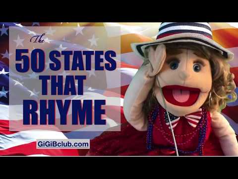 50 States That Rhyme Song - with GiGi B & Fancy Cora Ann