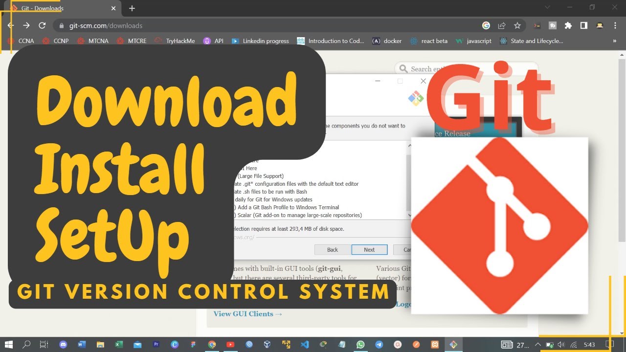 Cara download git bash ,cara menginstal git  bash & cara setting git bash