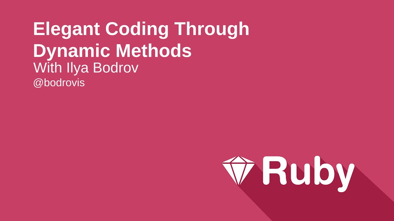 Elegant Coding Through Dynamic Methods and 