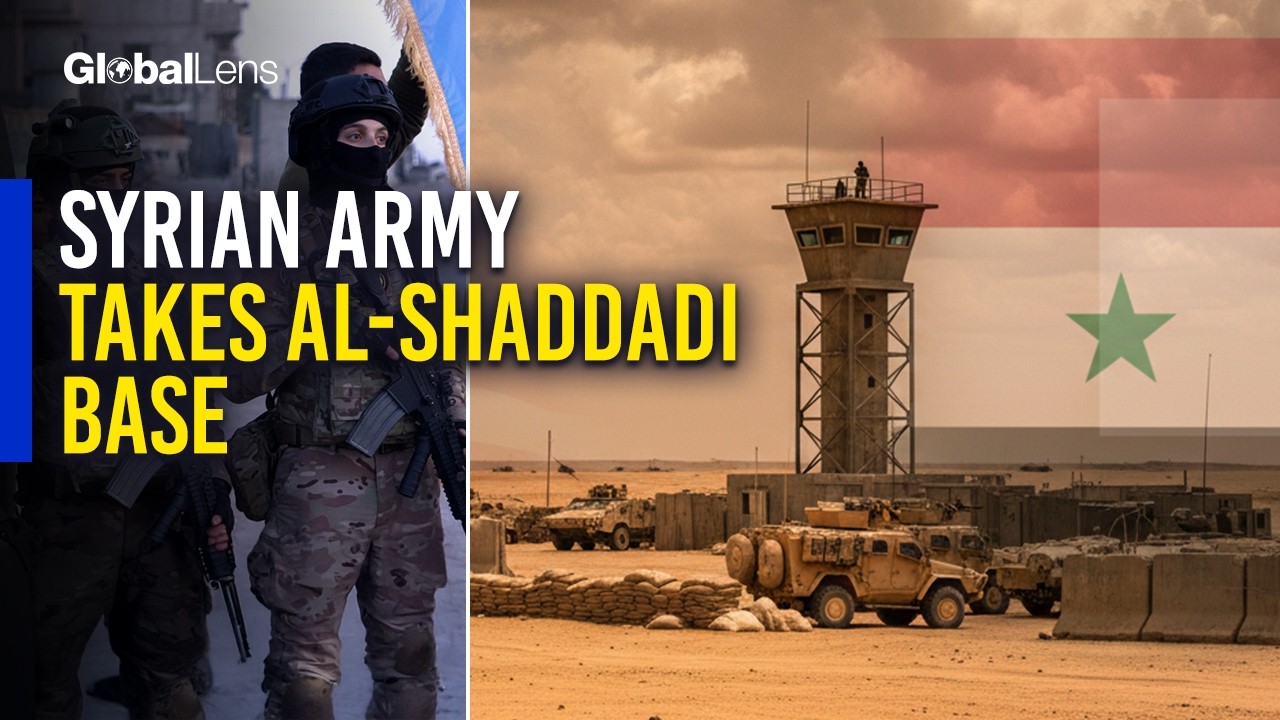 Syrian Army Secures Al-Shaddadi Base Following U.S. Troop Withdrawal