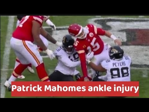 Kansas City Chiefs QB Patrick Mahomes Ankle Injury | Patrick Mahomes ankle injury