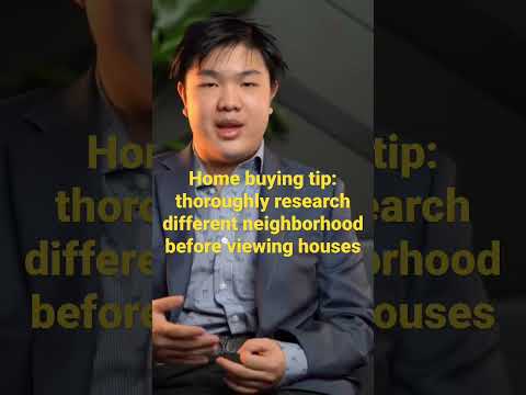 “Don’t buy the house, buy the neighborhood”. Write a List First on Your Desired Features