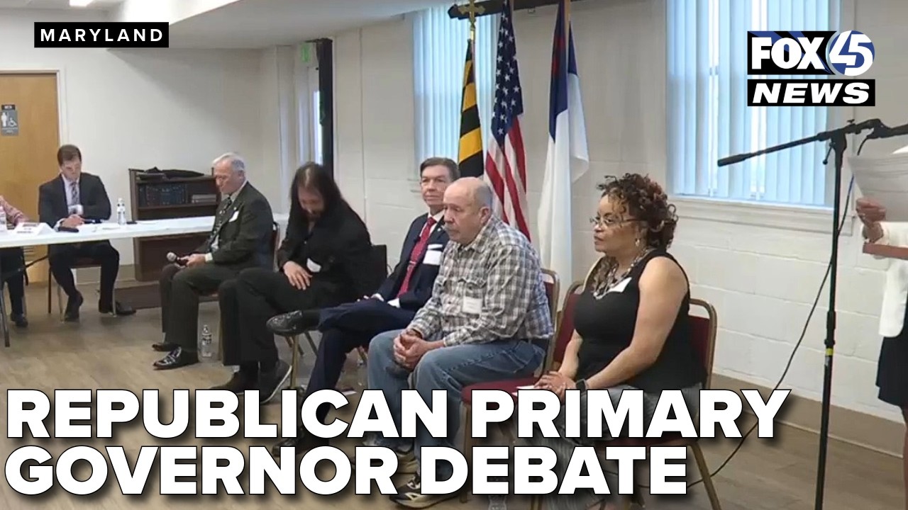 LIVE: Maryland Republican Primary Governor Debate