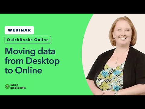 Get your data from QuickBooks Desktop to QuickBooks Online | QuickBooks Training