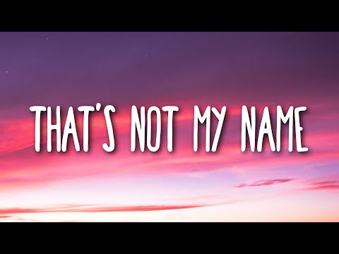 The Ting Tings - That's Not My Name (Lyrics)