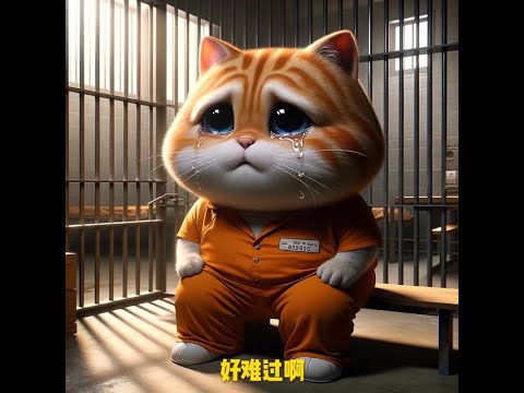 Fat Orange Cat: I just want to eat a chicken leg! #AI drawing #Fat Orange Cat #ai #cat lover #story