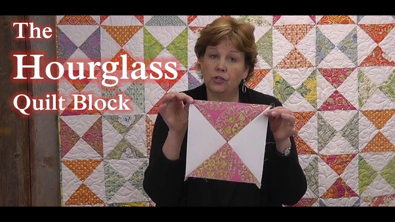 The Hourglass Quilt Block - Learn to Quilt!