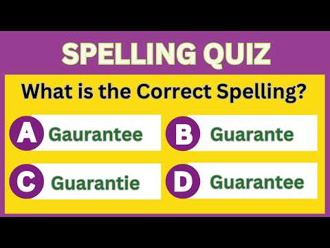Spelling Quiz - CAN YOU SCORE 30/30? | Part #2