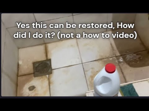 Cleaning thick lime scale from bathroom tiles. It worked! A midvid