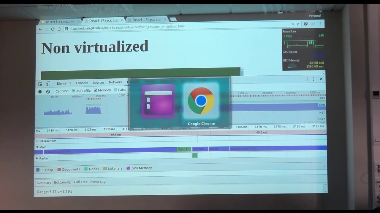 Intro to react virtualized