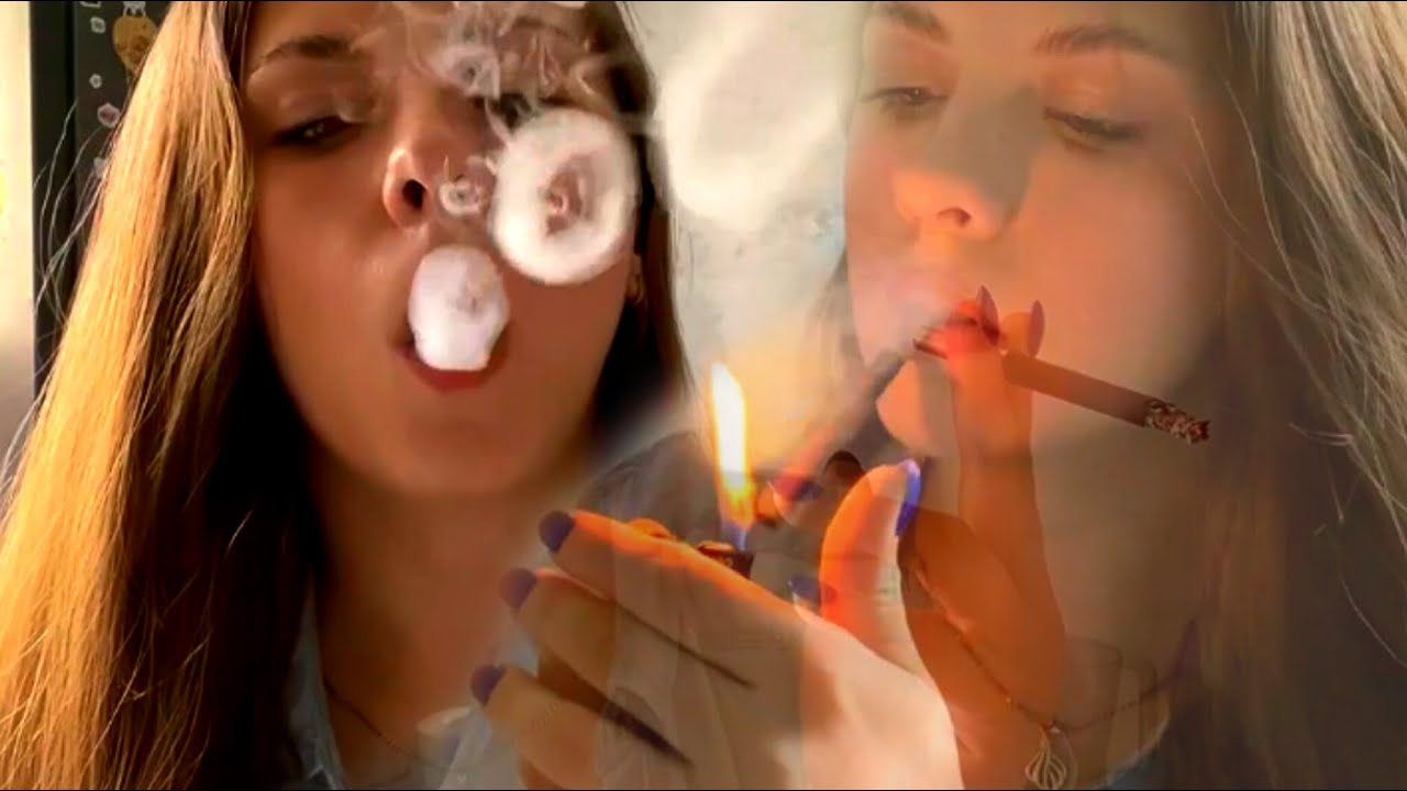 Natalie Smoking Cigarettes Aesthetic
