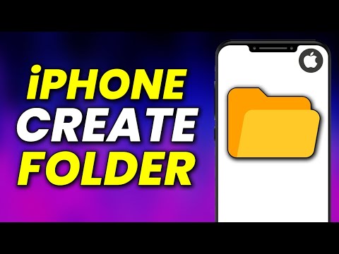 How To Create A Folder On iPhone