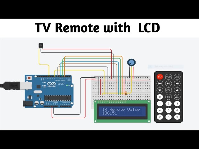 Creating an IR Remote Control with LCD Display Using Tinkercad | Galaxy.ai | Galaxy.ai