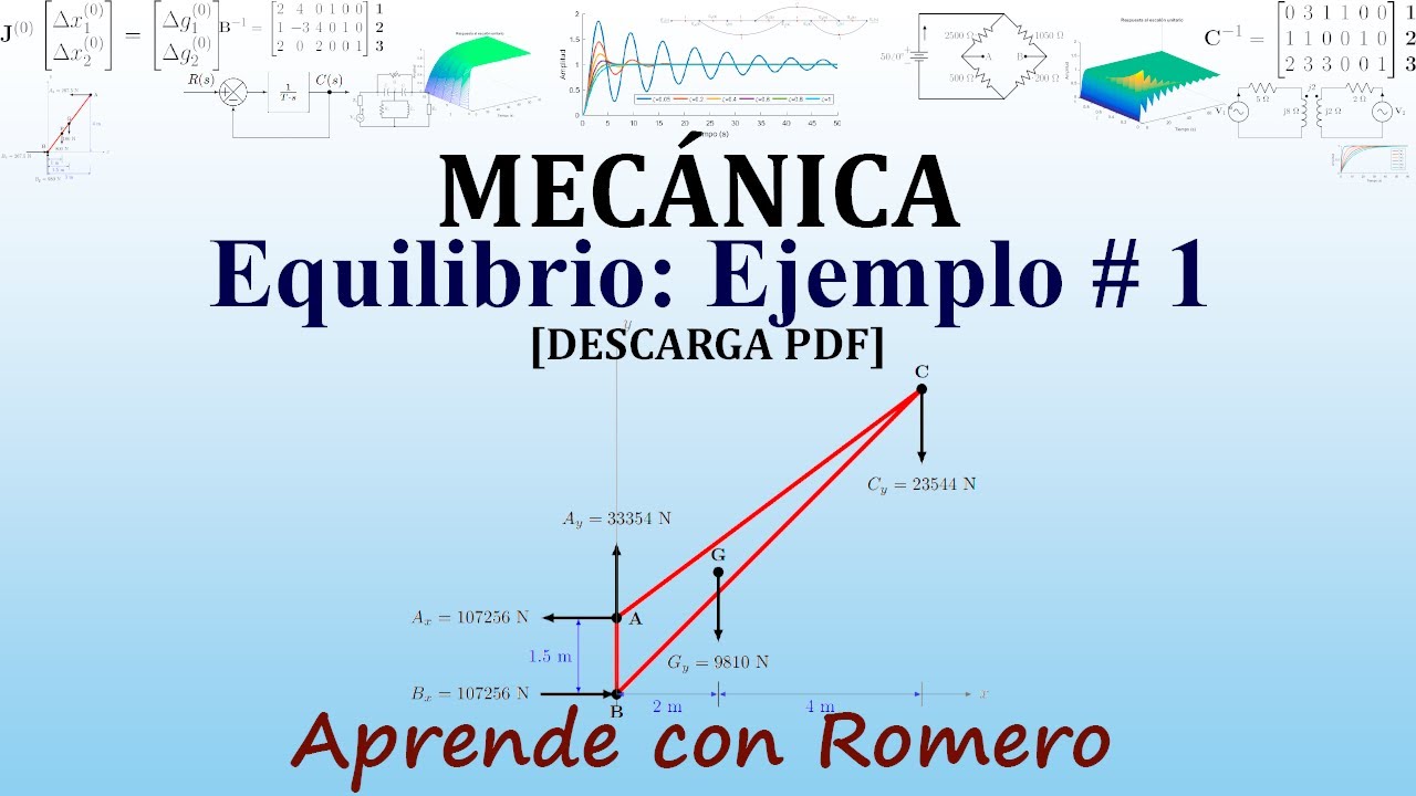 Estática: Equilibrio 1/2 [Descarga PDF]